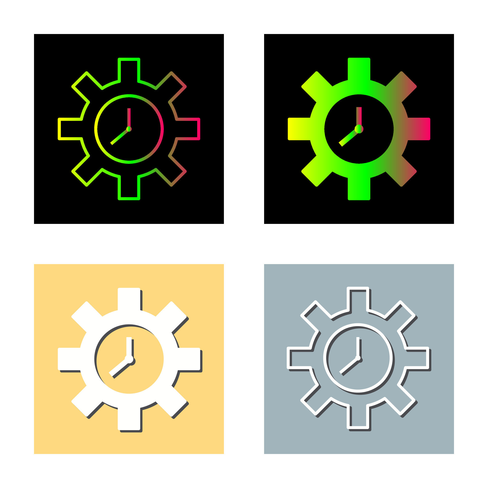 Unique Time Optimization Vector Icon 34167014 Vector Art at Vecteezy