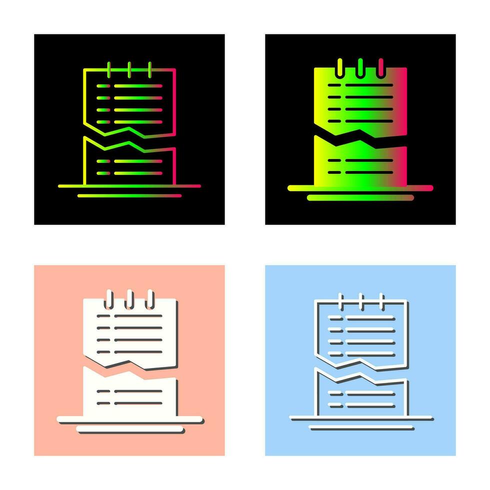 Corrupted List Vector Icon 34167973 Vector Art at Vecteezy