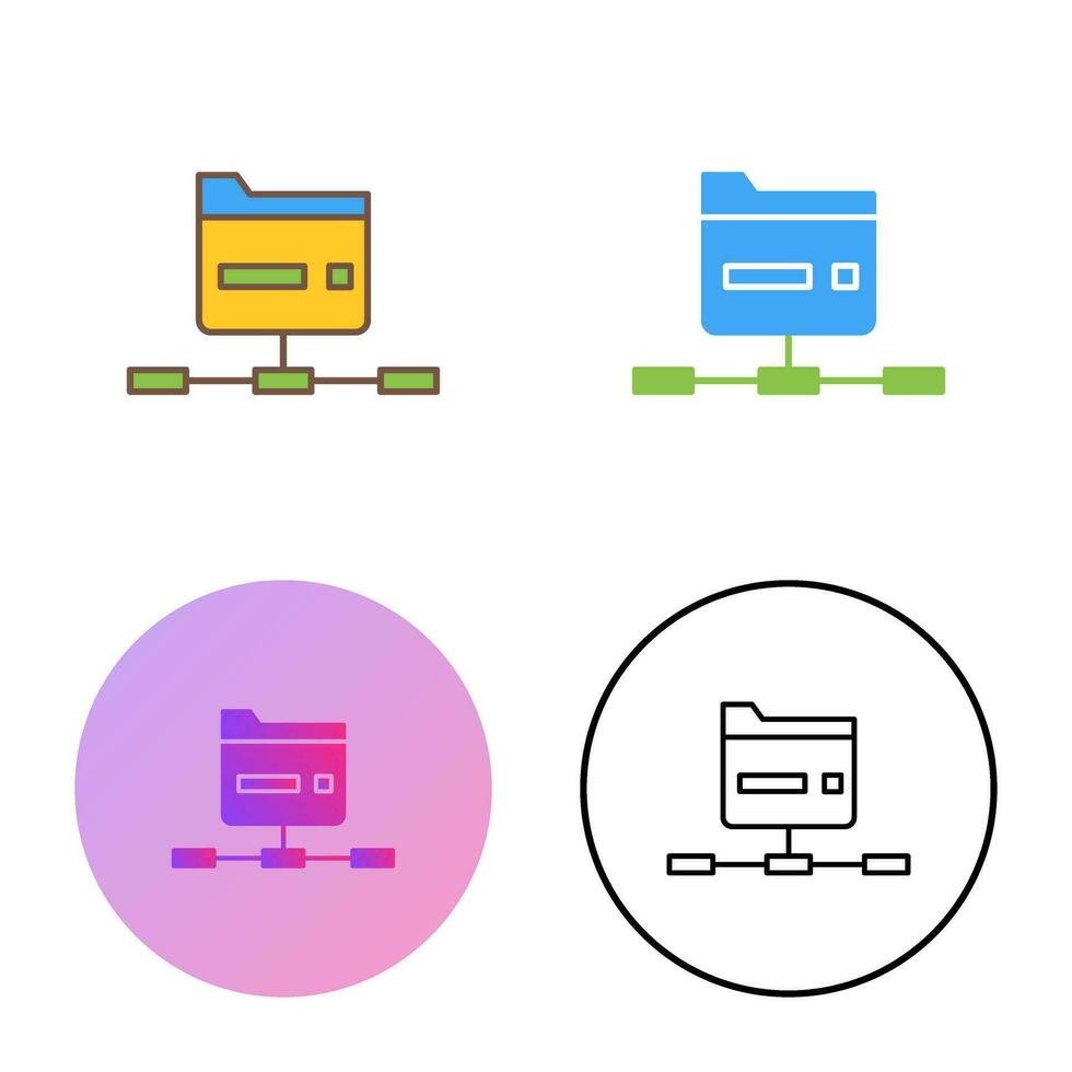 Network Folder Vector Icon 34169385 Vector Art at Vecteezy