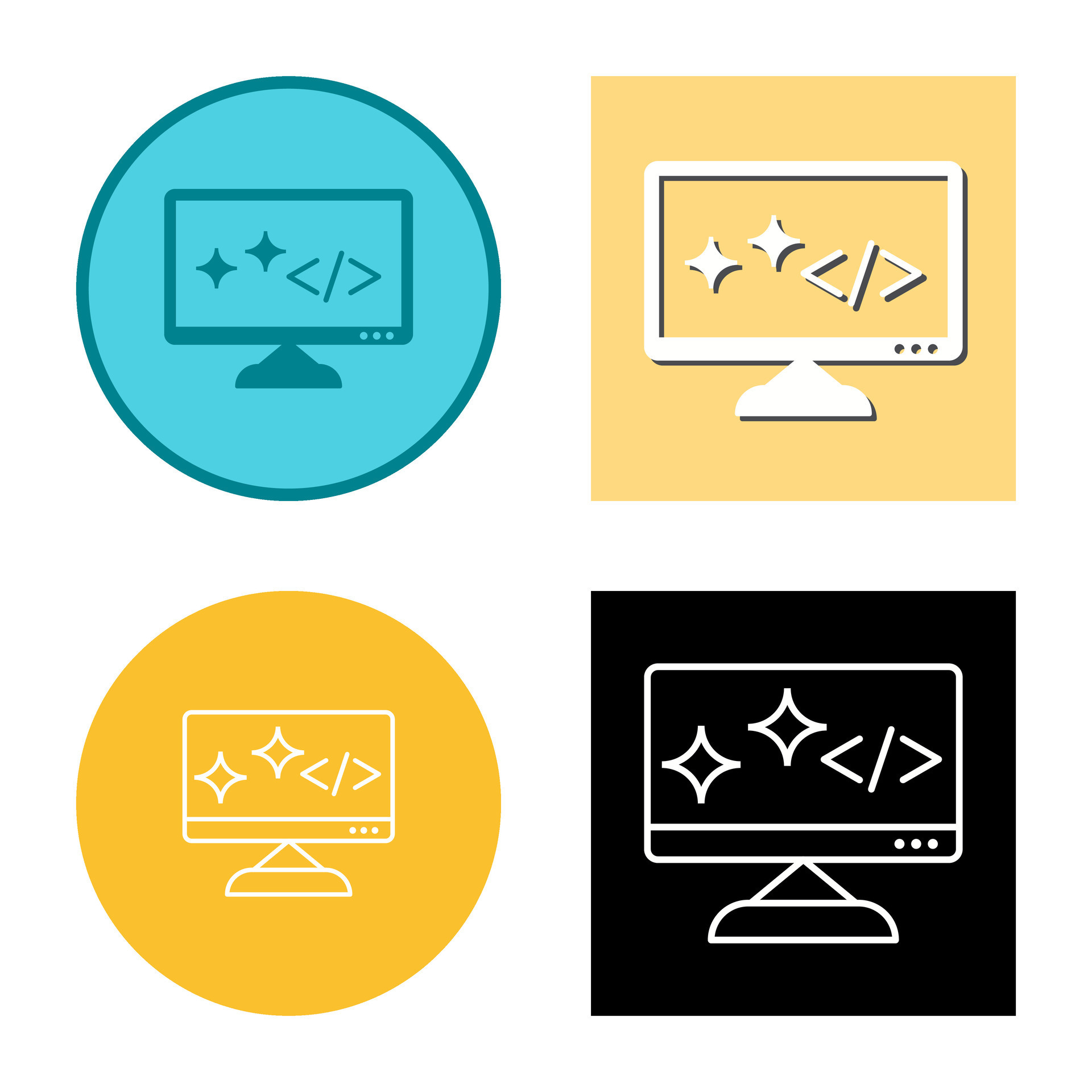 Unique Clean Code Vector Icon 34172616 Vector Art at Vecteezy