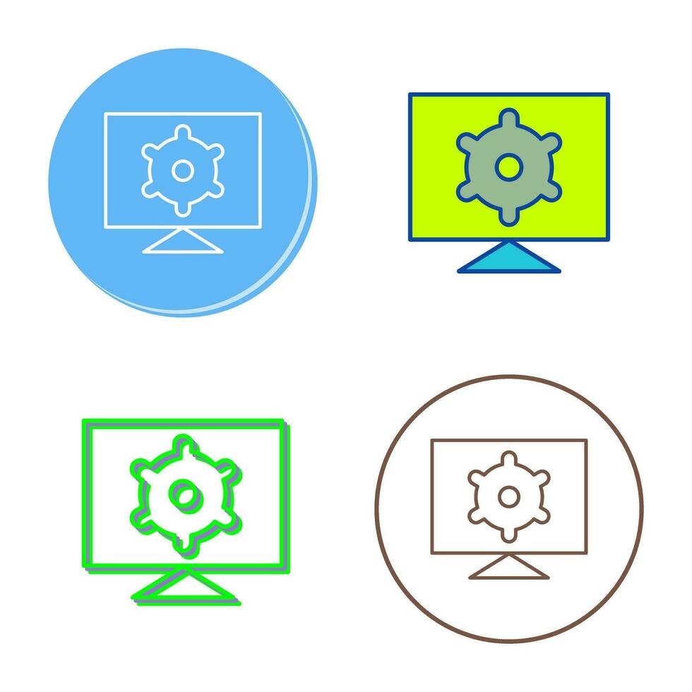 Computer Settings Vector Icon 34175507 Vector Art at Vecteezy