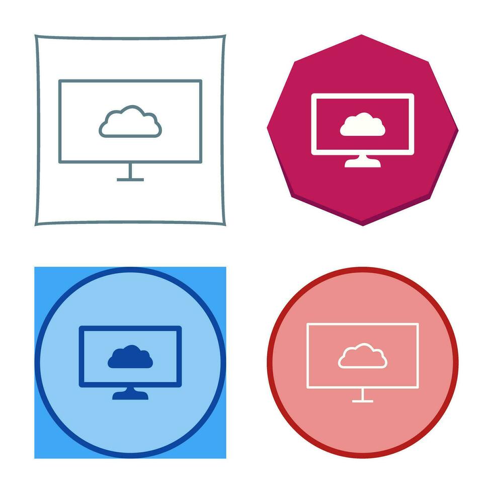 Unique Cloud System Vector Icon 34175720 Vector Art at Vecteezy