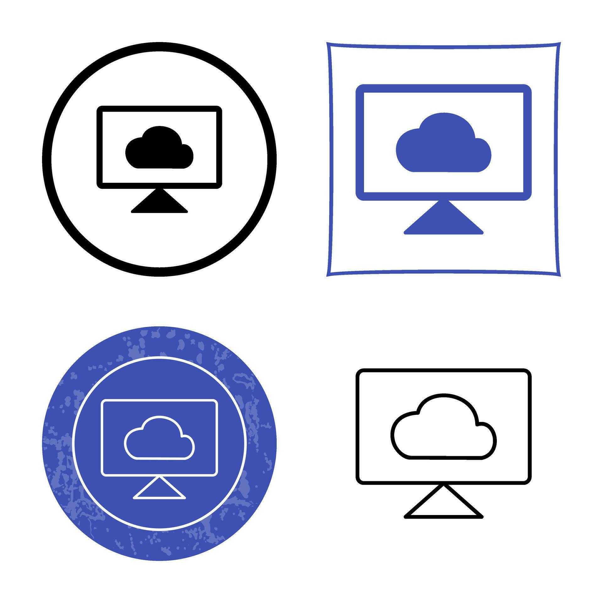 Cloud System Vector Icon 34177108 Vector Art at Vecteezy