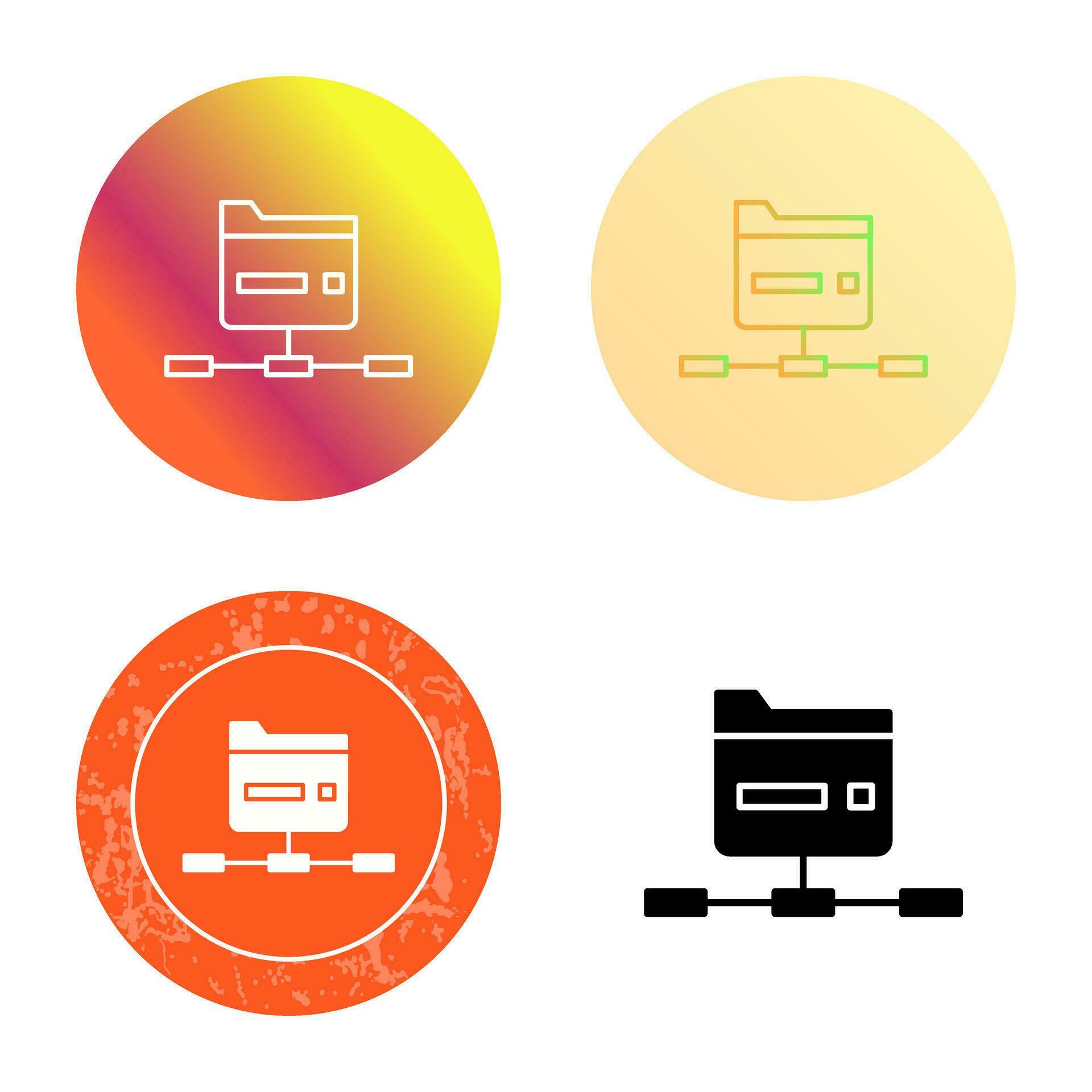 Network Folder Vector Icon 34178430 Vector Art at Vecteezy