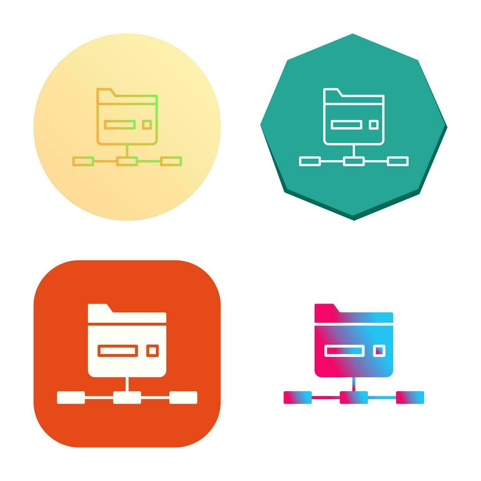 Network Folder Vector Icon 34178984 Vector Art at Vecteezy
