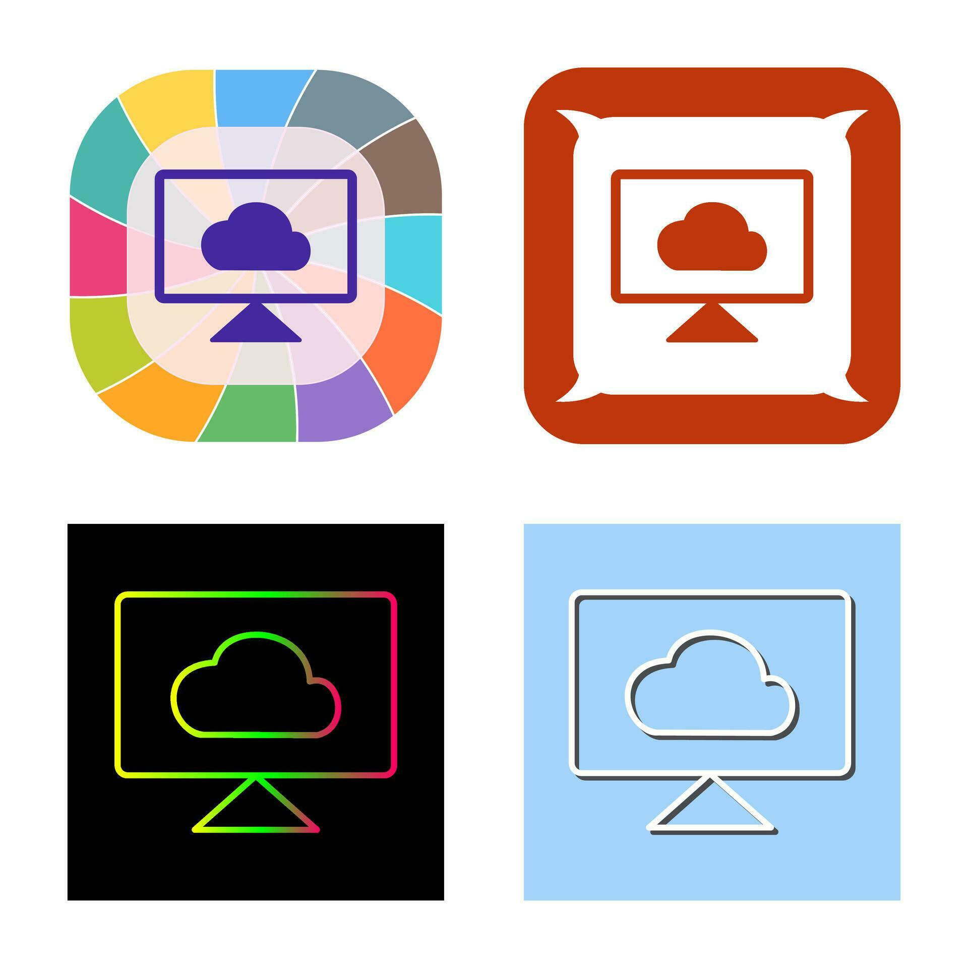 Cloud System Vector Icon 34180791 Vector Art at Vecteezy