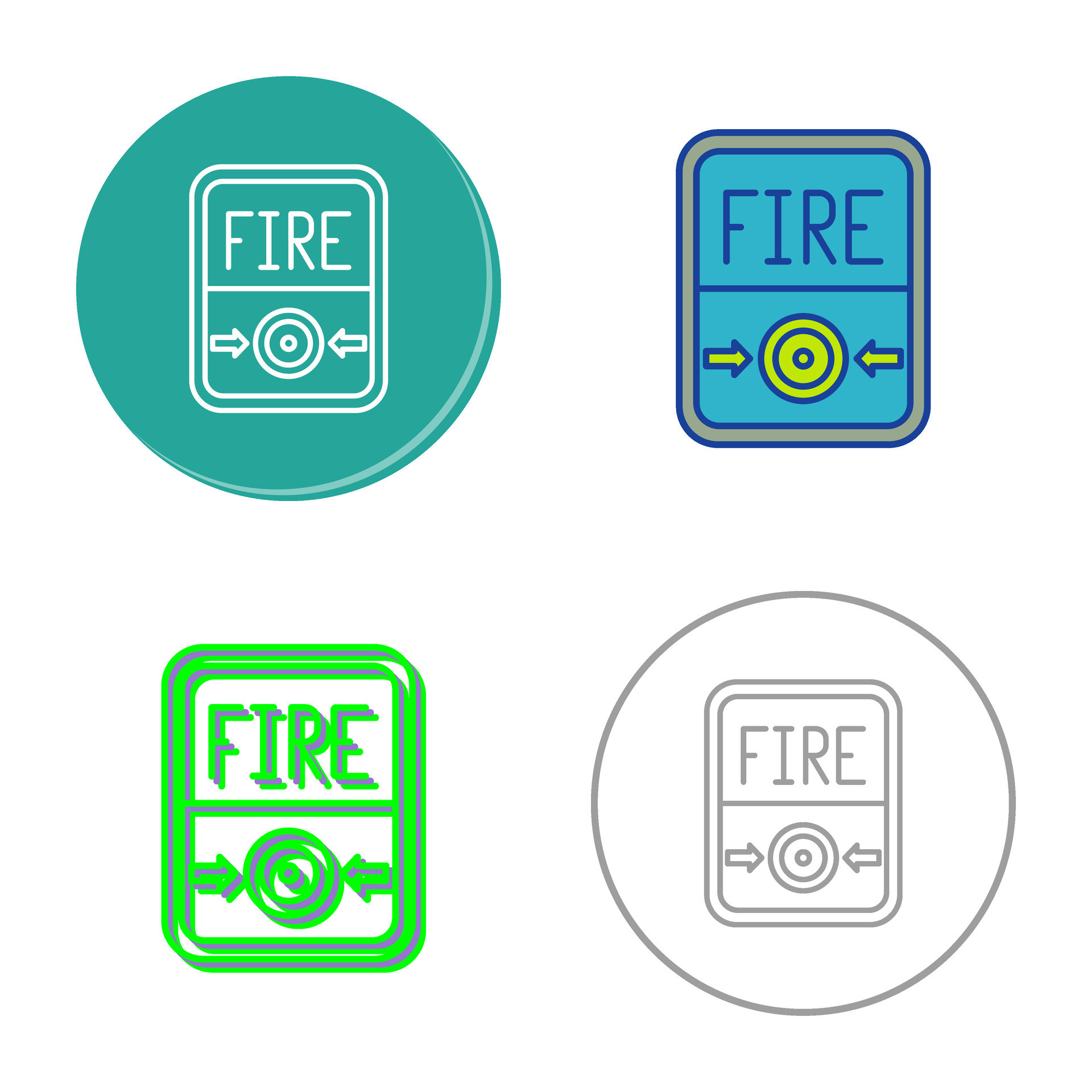 Fire Button Vector Icon 34183433 Vector Art at Vecteezy