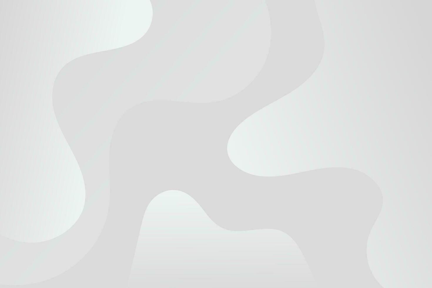 Abstract Grey Gradient Background With Wave Shape Vector Illustration