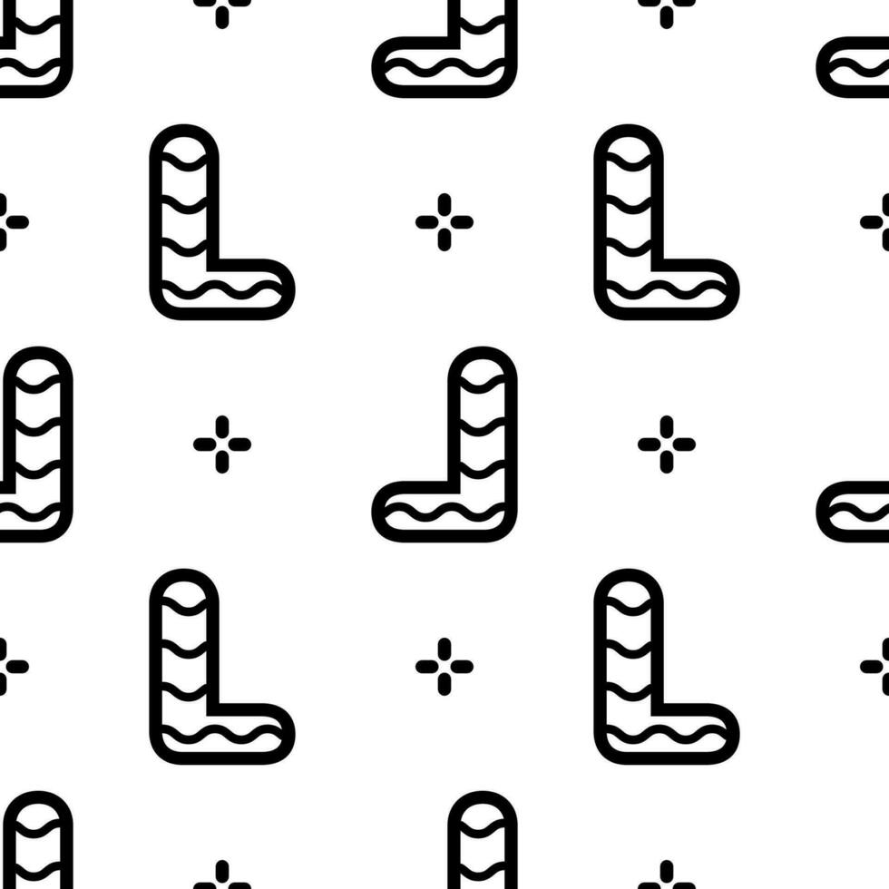 Abstract modern shapes seamless pattern background. 34203419 Vector Art ...