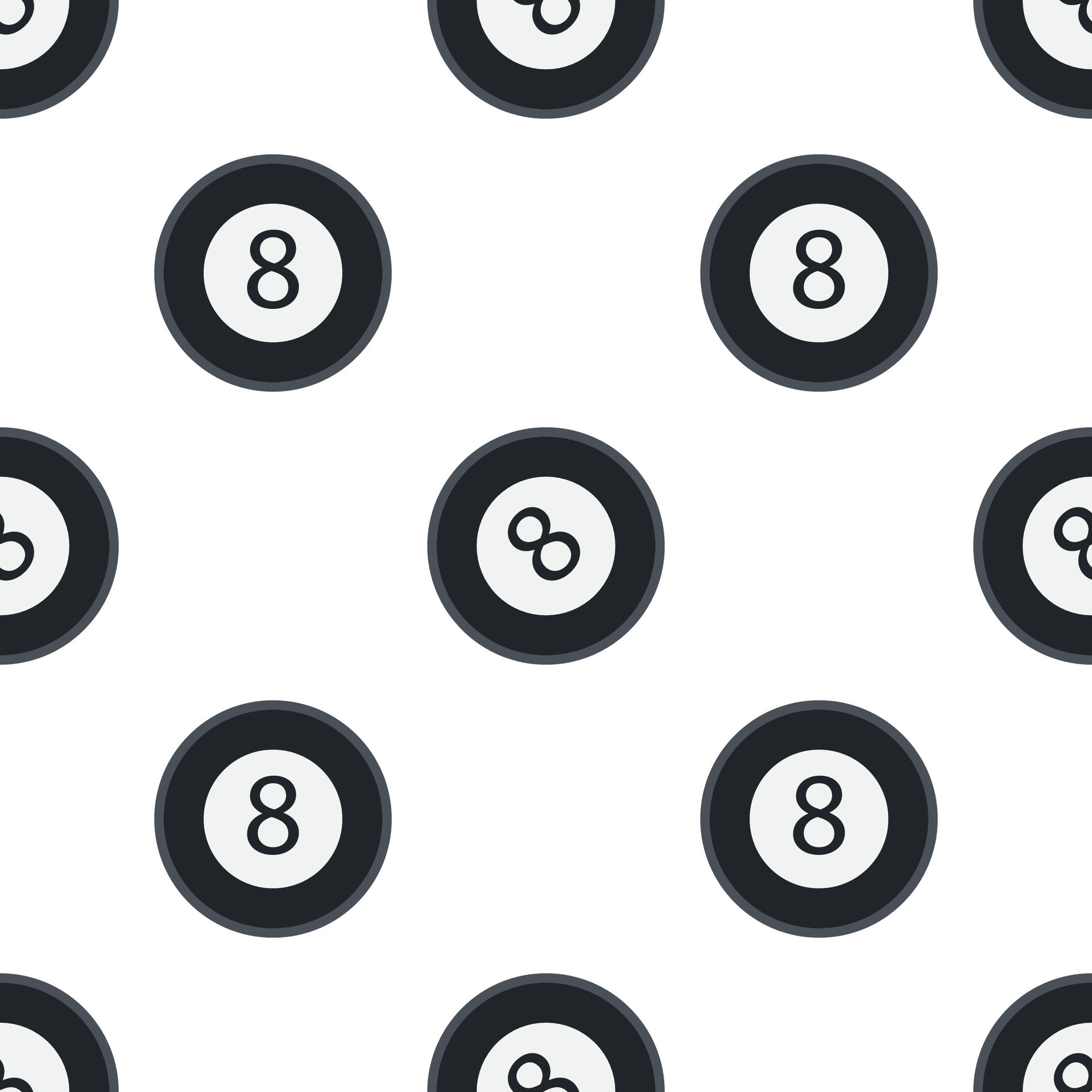 Pool ball seamless pattern background. 34203430 Vector Art at Vecteezy