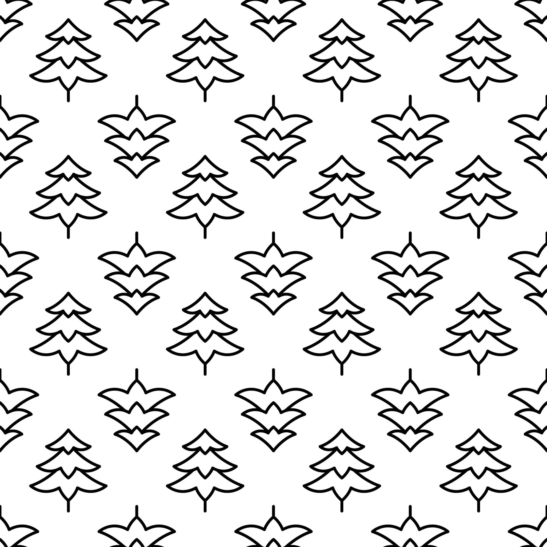 Pine Tree seamless pattern background. 34203453 Vector Art at Vecteezy