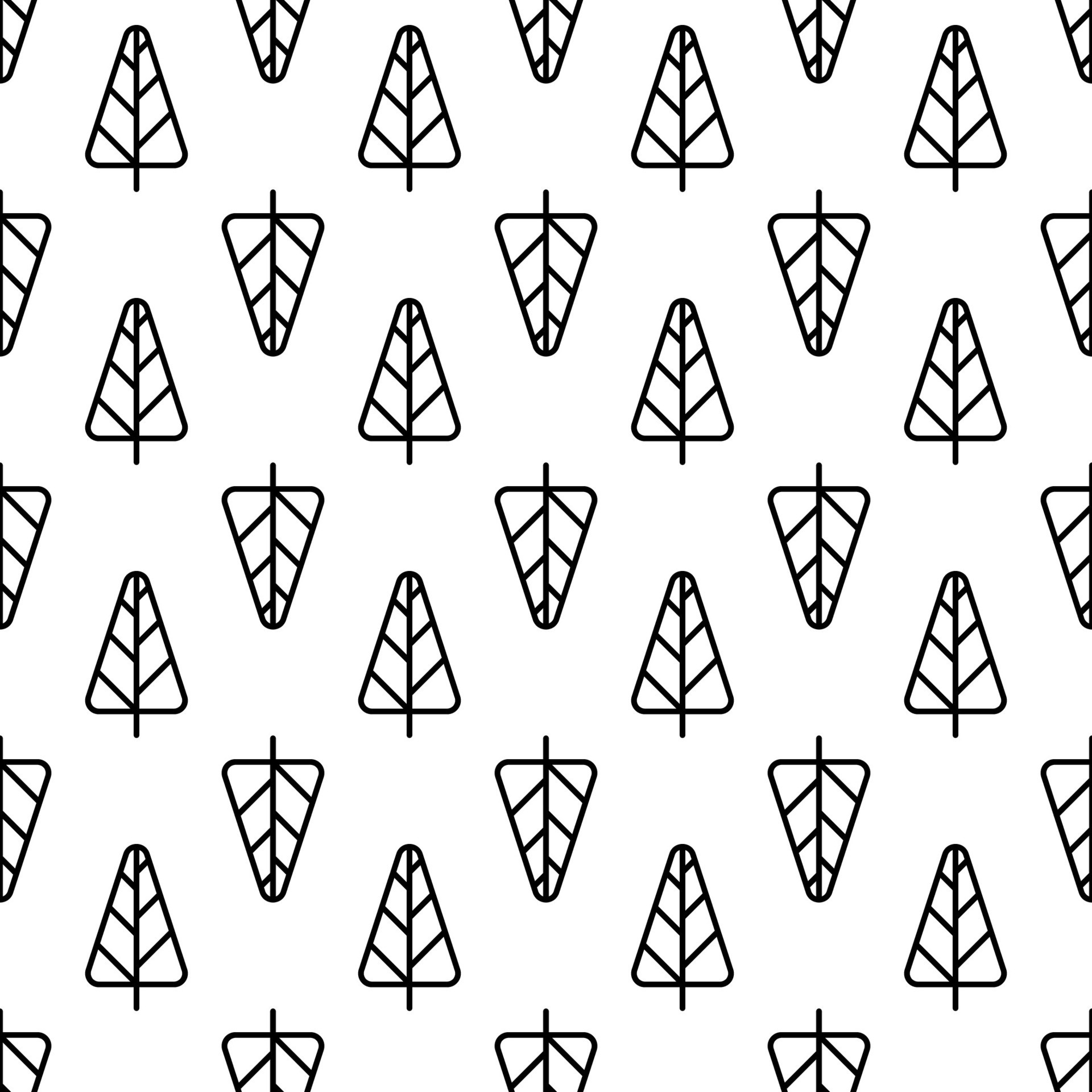 Pine Tree seamless pattern background. 34203468 Vector Art at Vecteezy