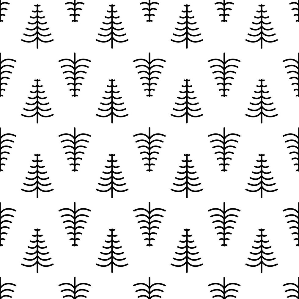 Pine Tree seamless pattern background. 34203469 Vector Art at Vecteezy