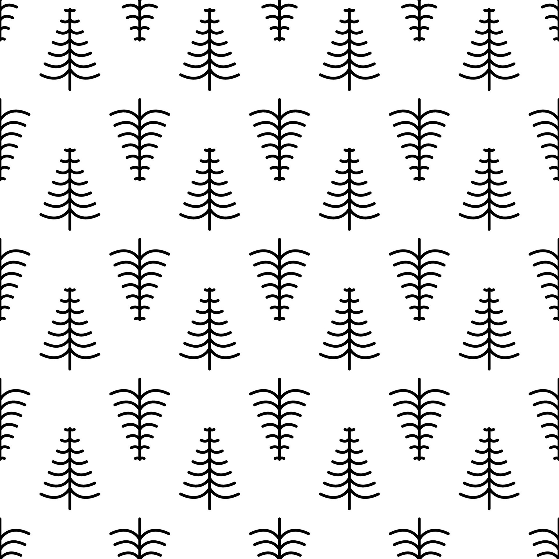 Pine Tree seamless pattern background. 34203469 Vector Art at Vecteezy