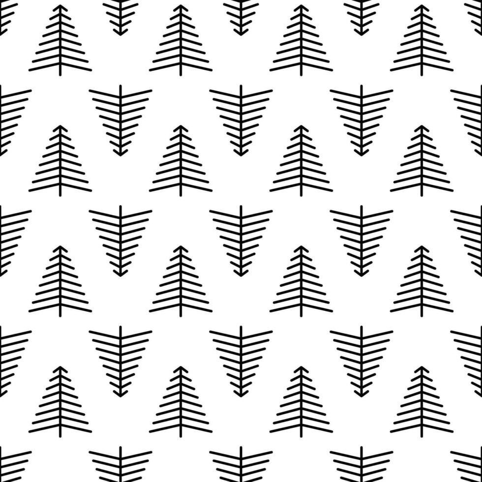 Pine Tree seamless pattern background. 34203486 Vector Art at Vecteezy