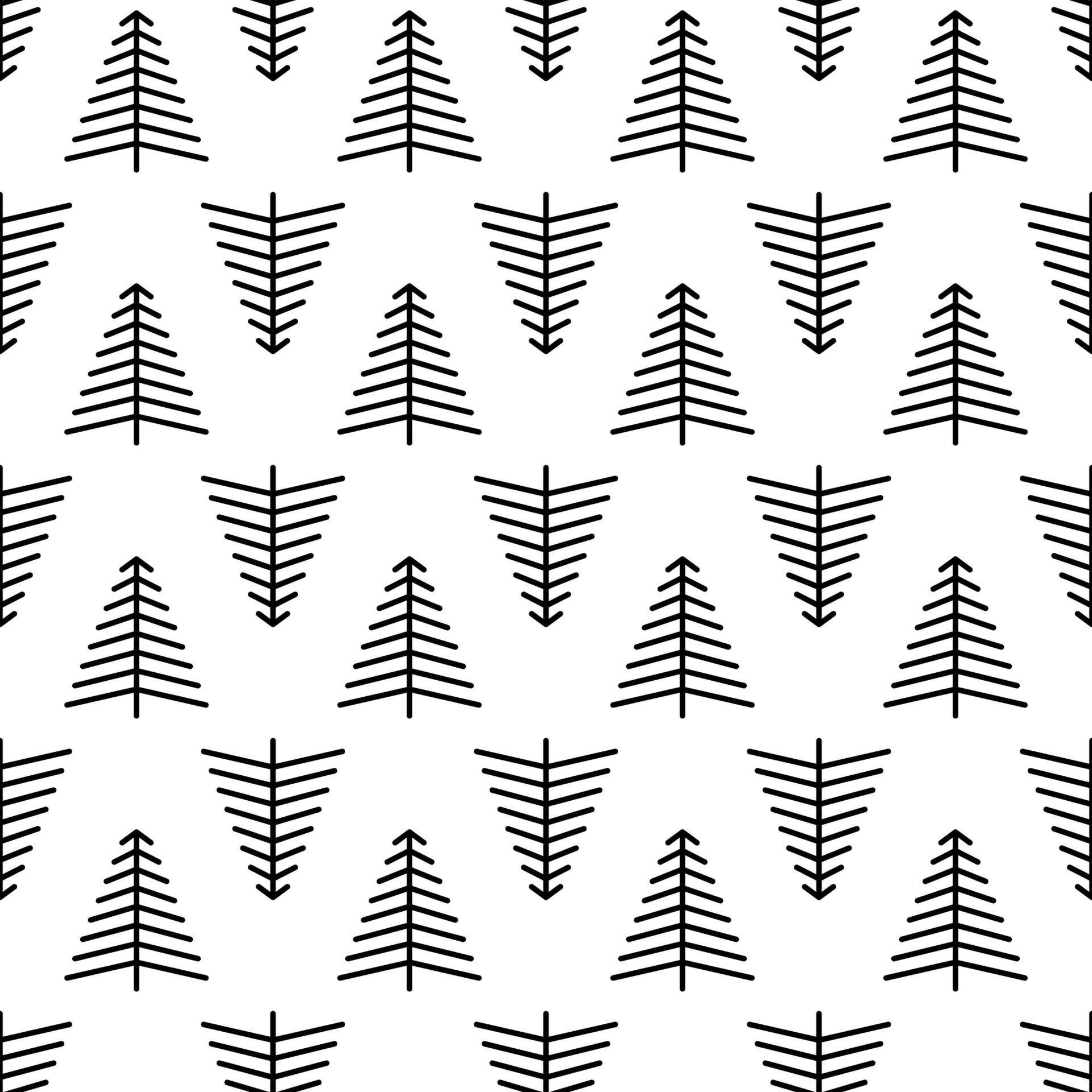 Pine Tree seamless pattern background. 34203486 Vector Art at Vecteezy