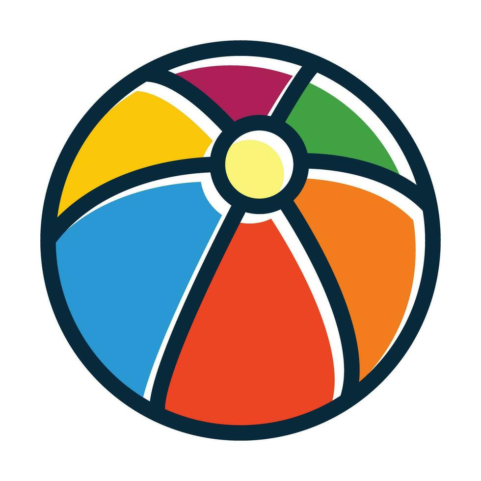 Ball Vector Thick Line Filled Dark Colors 34203979 Vector Art at Vecteezy