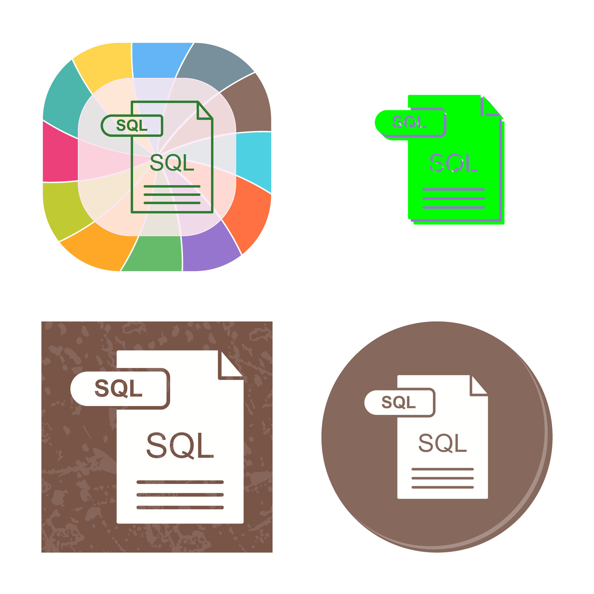 SQL Vector Icon 34206217 Vector Art at Vecteezy