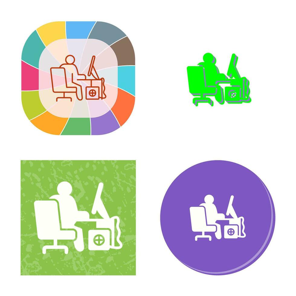 Computer Worker Vector Icon 34206430 Vector Art at Vecteezy