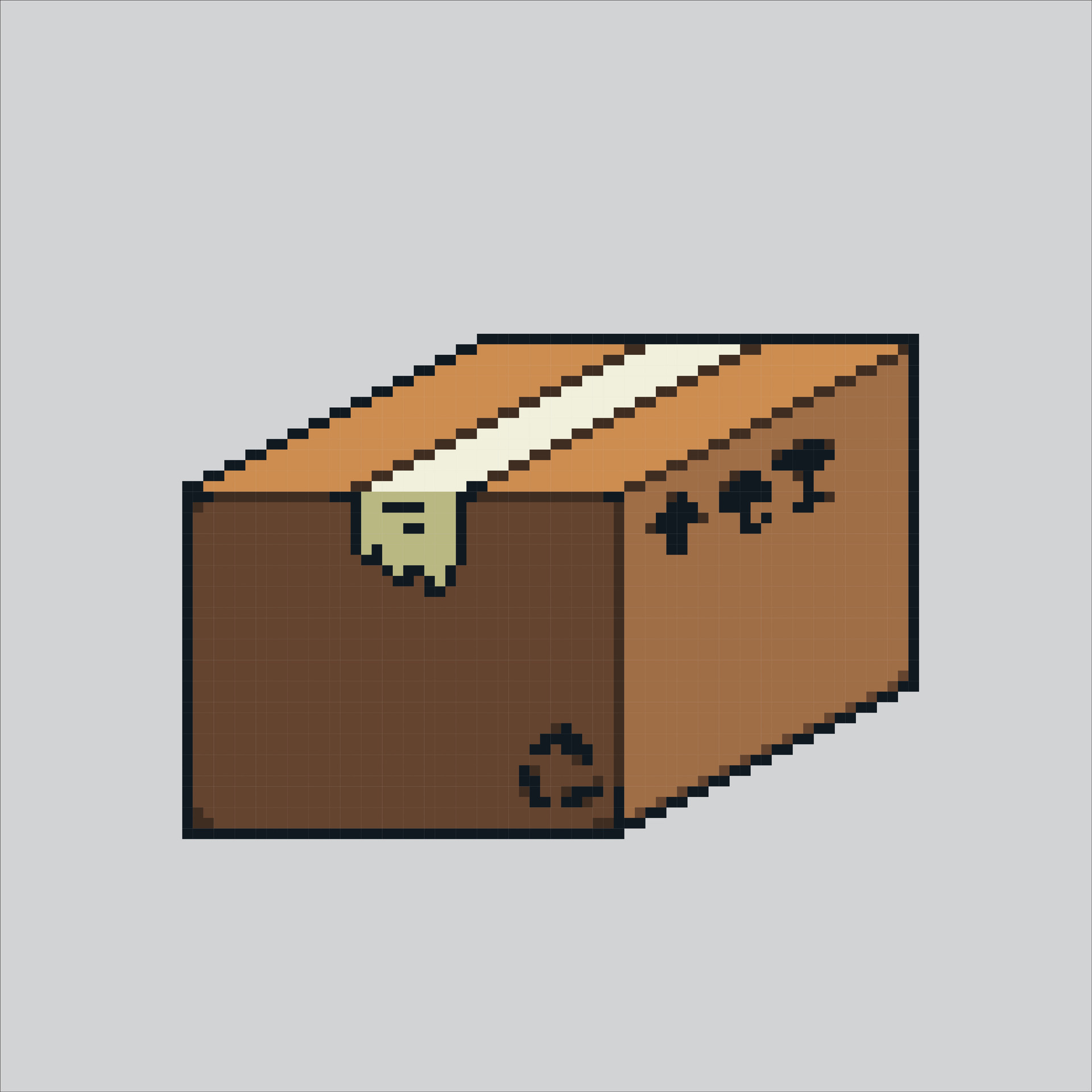 Pixel art illustration Cardboard Box. Pixelated Cardboard Box ... Pixel art illustration Cardboard Box. Pixelated Cardboard Box ...