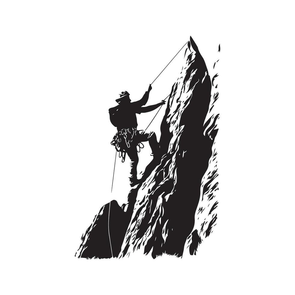 Rock Climbing Vector Image, Art and Design 34213190 Vector Art at Vecteezy