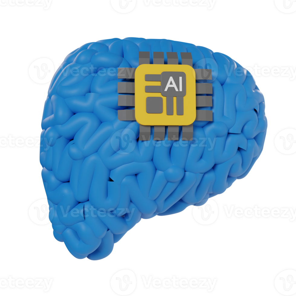 Future Tech Artificial Intelligence 3d Icon Render Clipart 34217470 Png