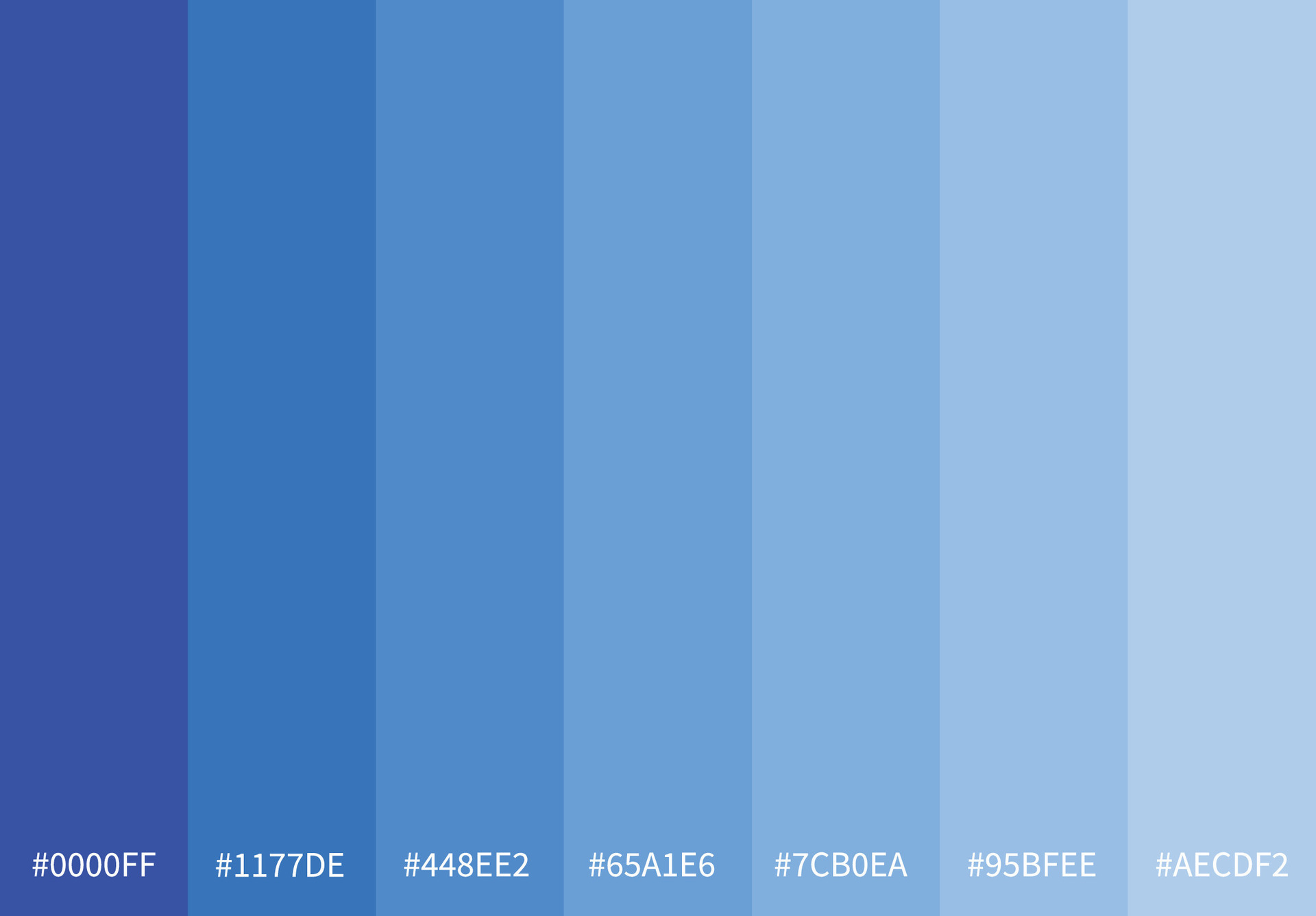 Blue Gradient Color Palette 34217846 Vector Art at Vecteezy