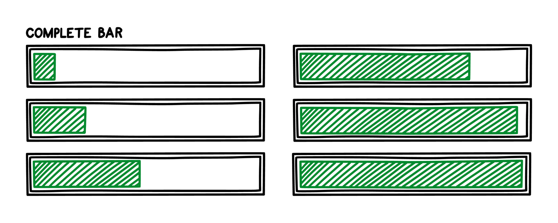 Progress Loading Bar Infographics Design Element With Status Of