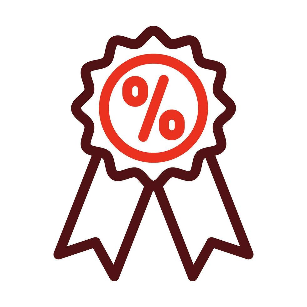 Sale Items Vector Thick Line Two Color Icons For Personal And ...