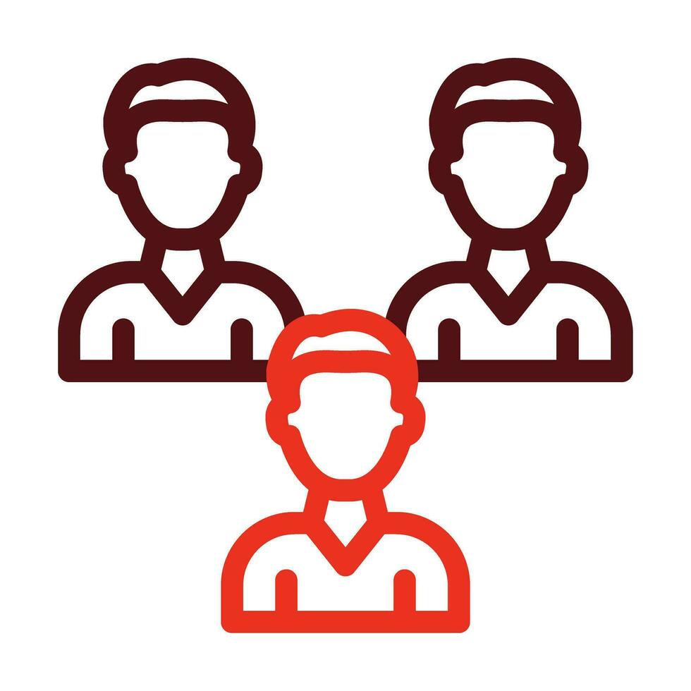 Youth Vector Thick Line Two Color Icons For Personal And Commercial Use ...