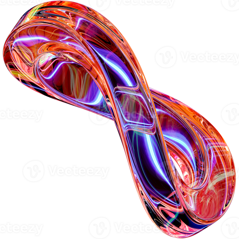 Abstract Lightning In Glass Shapes 34319620 Png