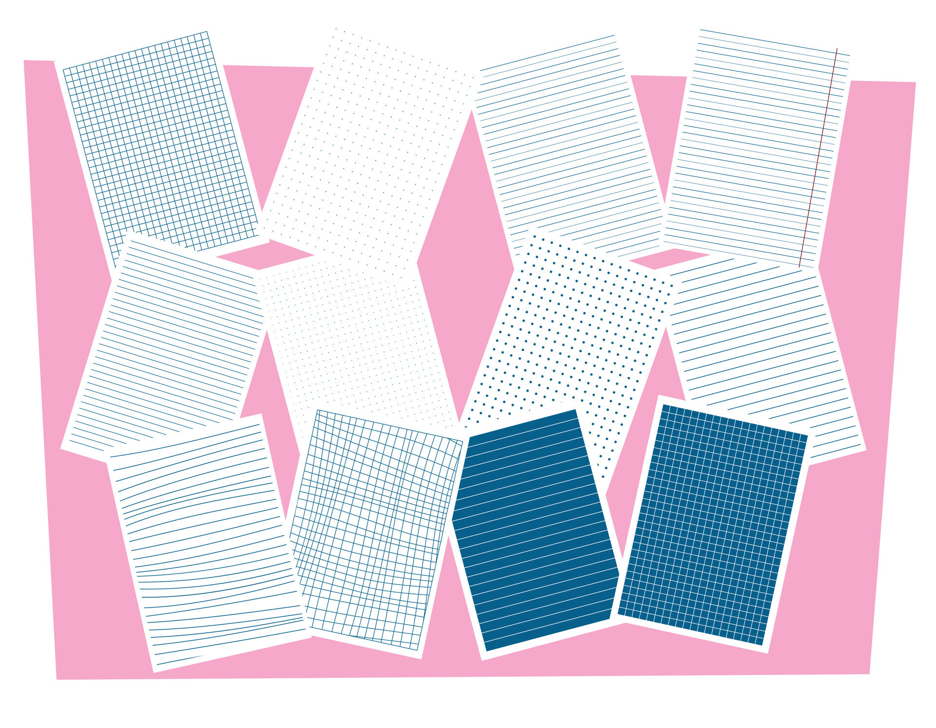 Vector set of paper 34322231 Vector Art at Vecteezy