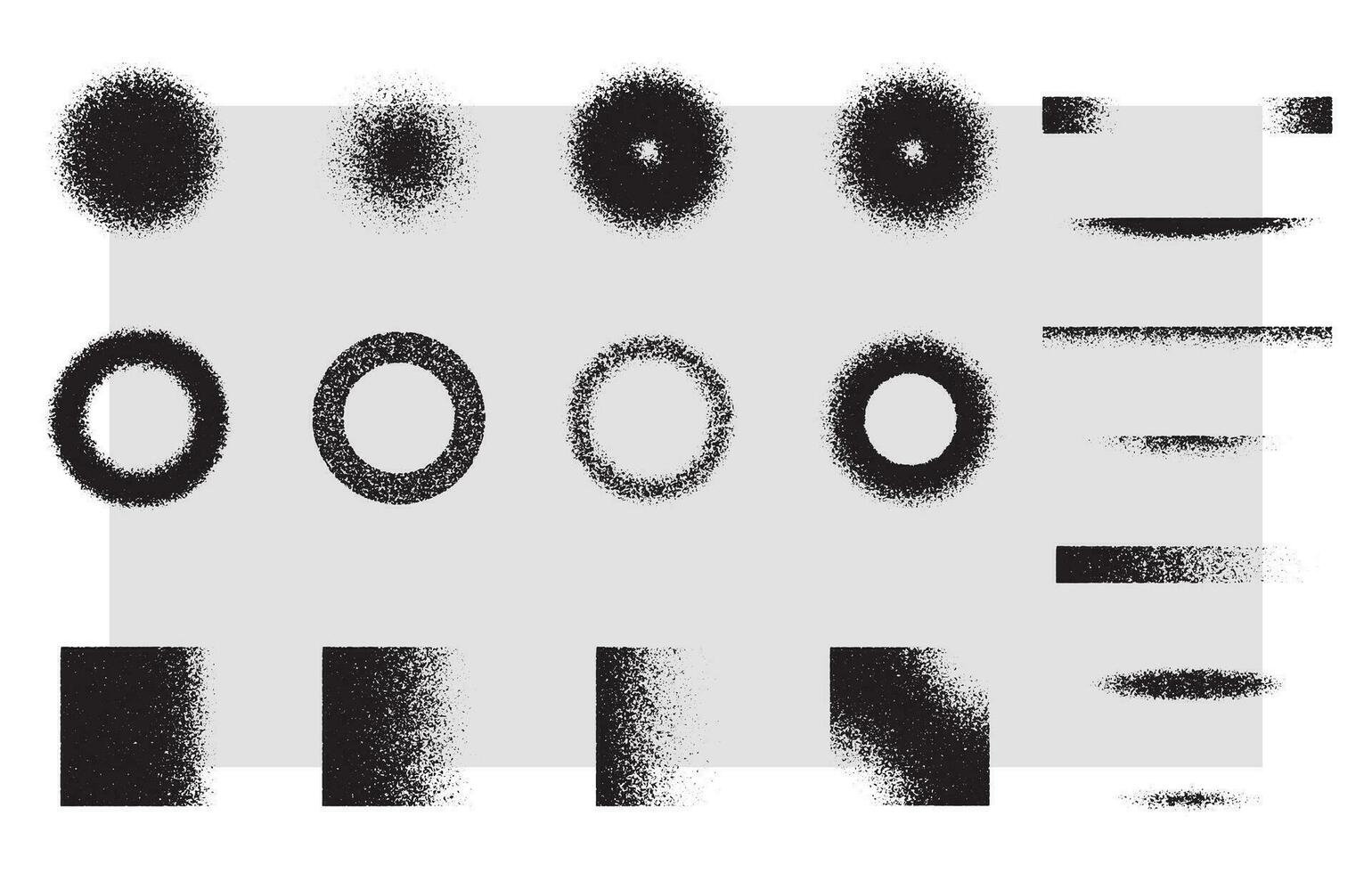 Grainy Noise Texture Background Grunge Gradient Vector Noise Of Different Geometric Shapes