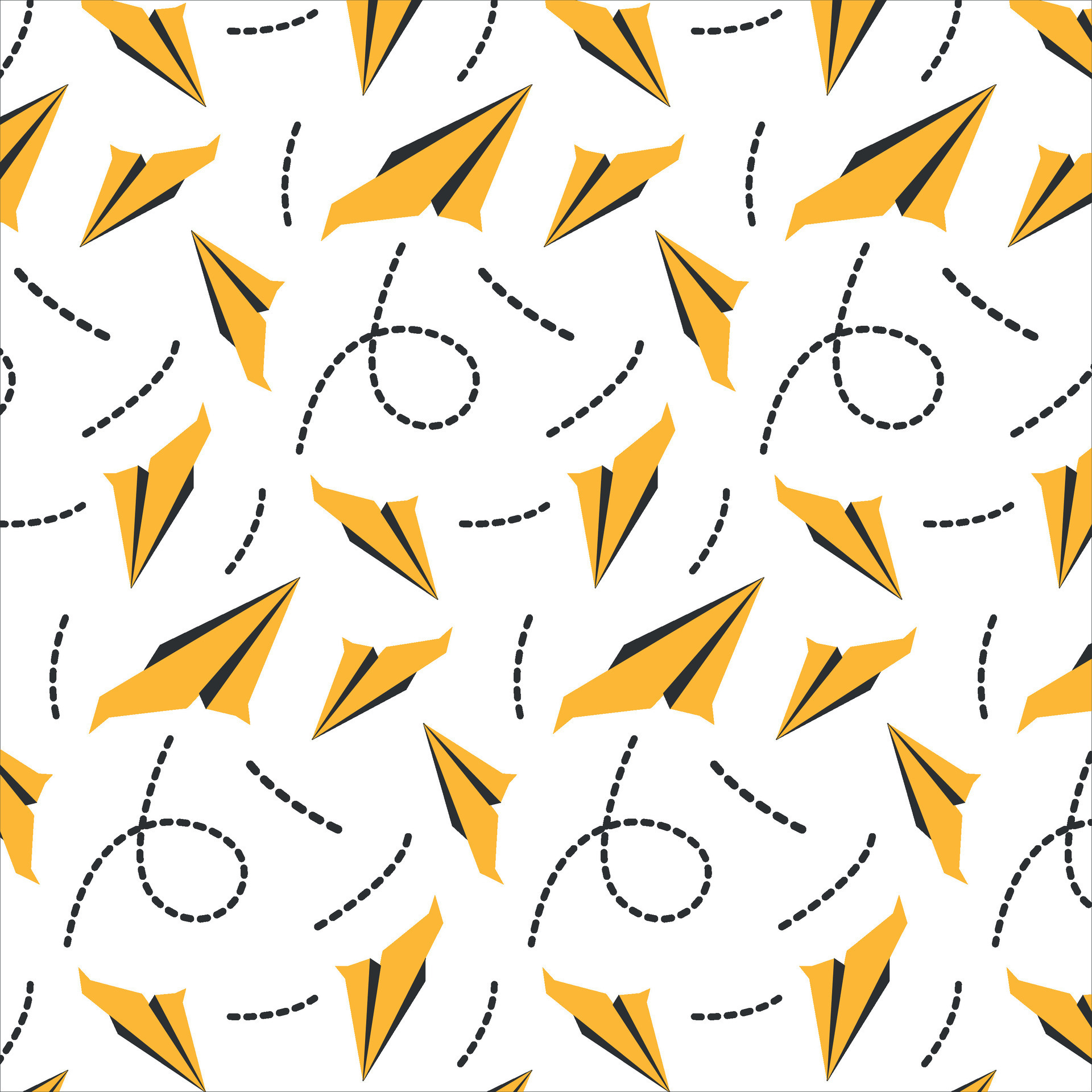 Paper plane pattern 34322462 Vector Art at Vecteezy