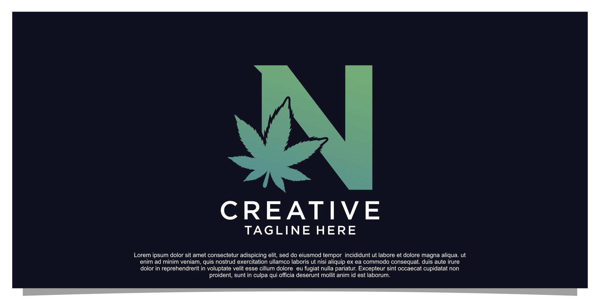 logo diseño inicial letra para negocio con canabis concepto prima vector 34325505 Vector en Vecteezy