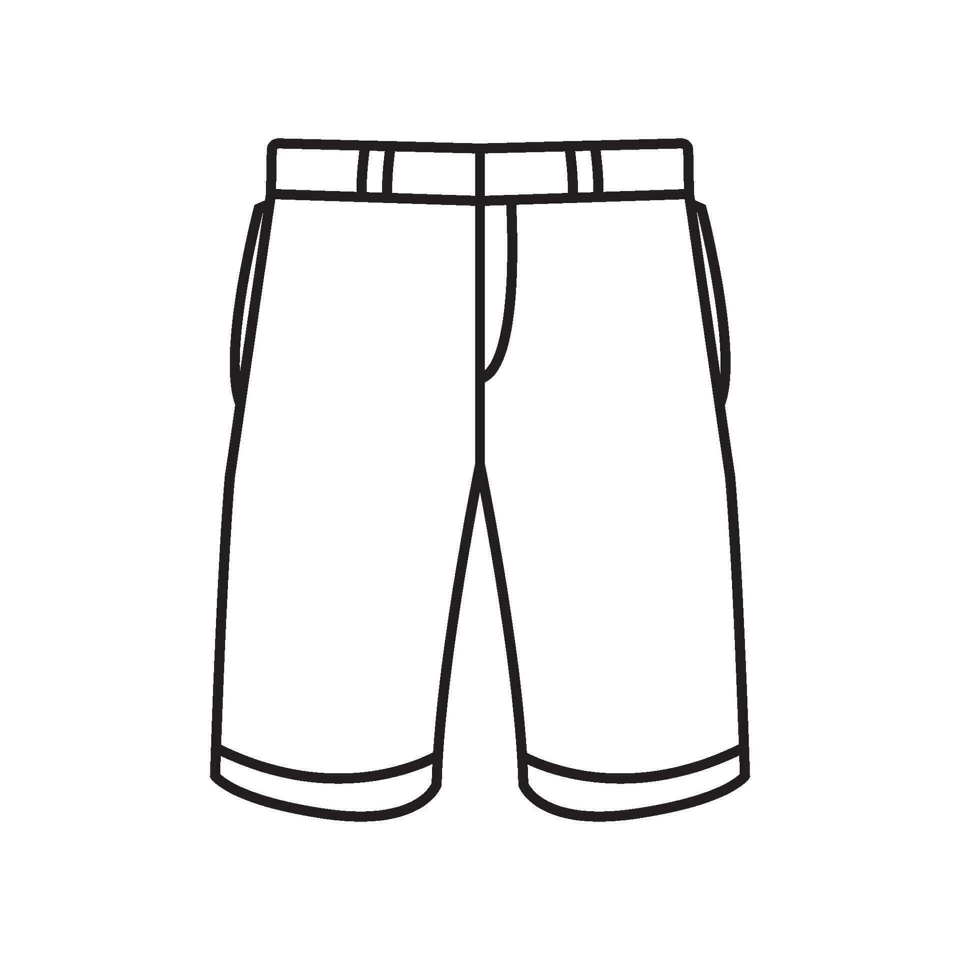 shorts icon vector 34328288 Vector Art at Vecteezy