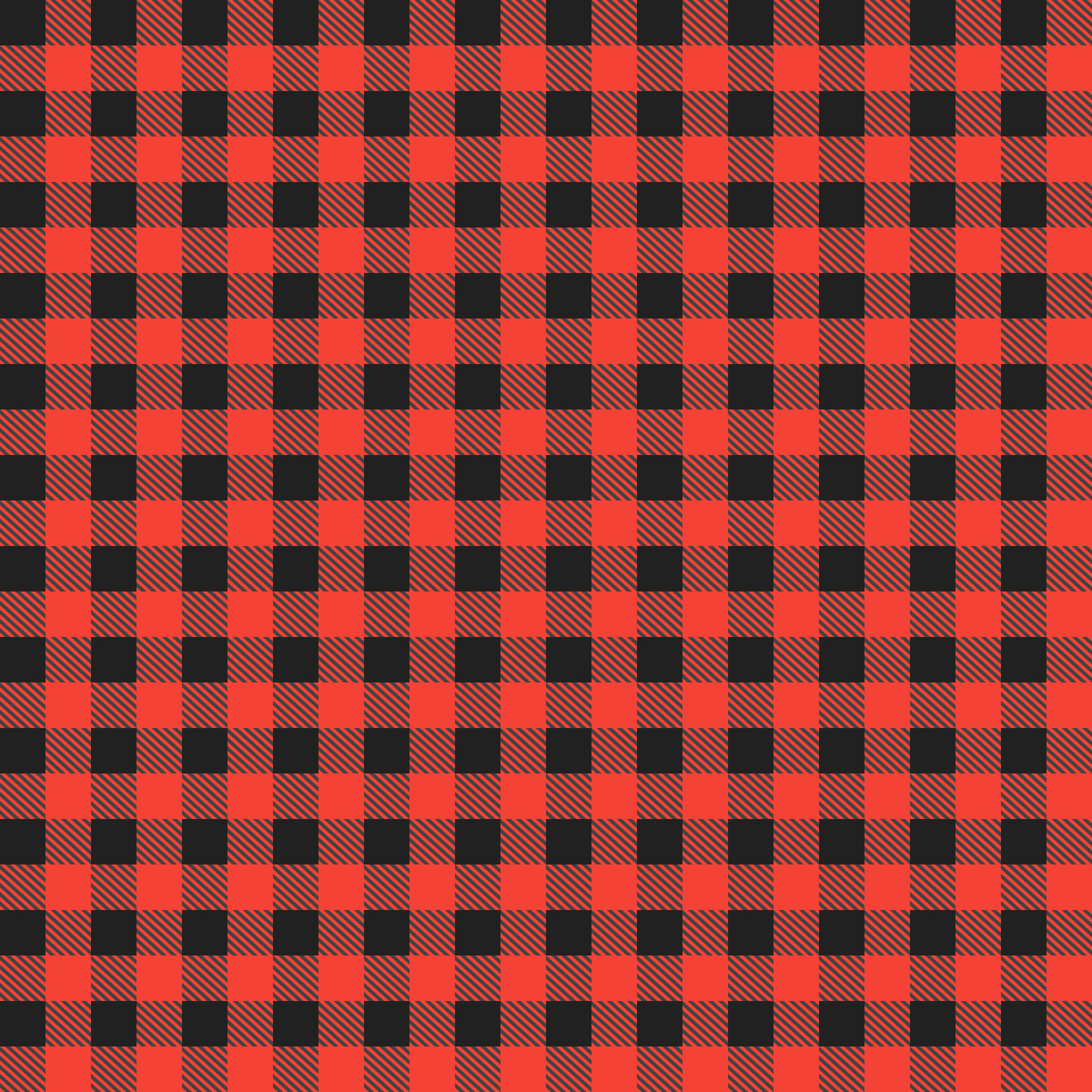 Red and black buffalo plaid pattern with oblique line inside background ...