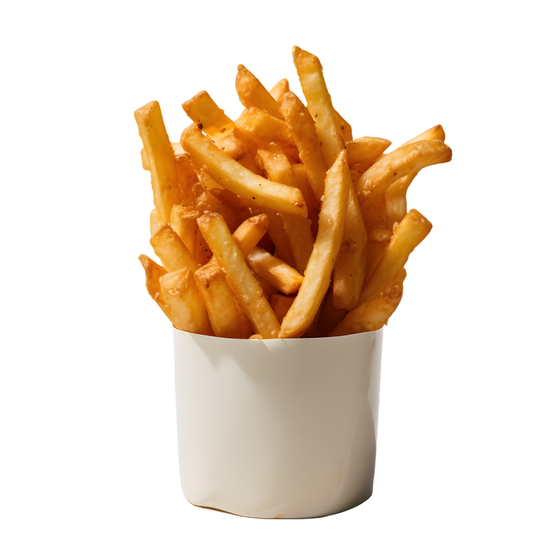 Fries In Paper Cup AI Generative 34334414 PNG