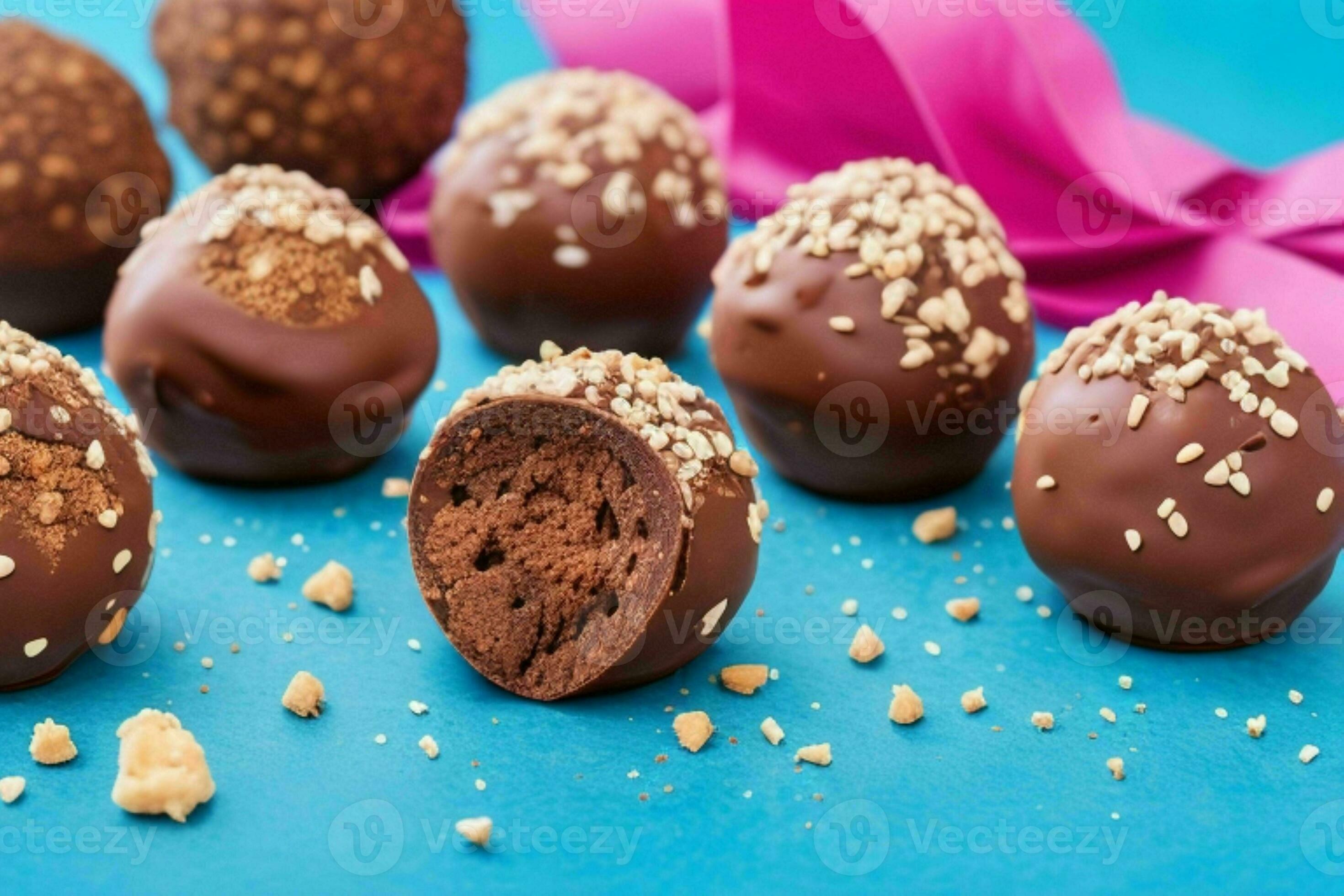 chocolate truffles. AI Generative Pro Photo 34335754 Stock Photo at Vecteezy