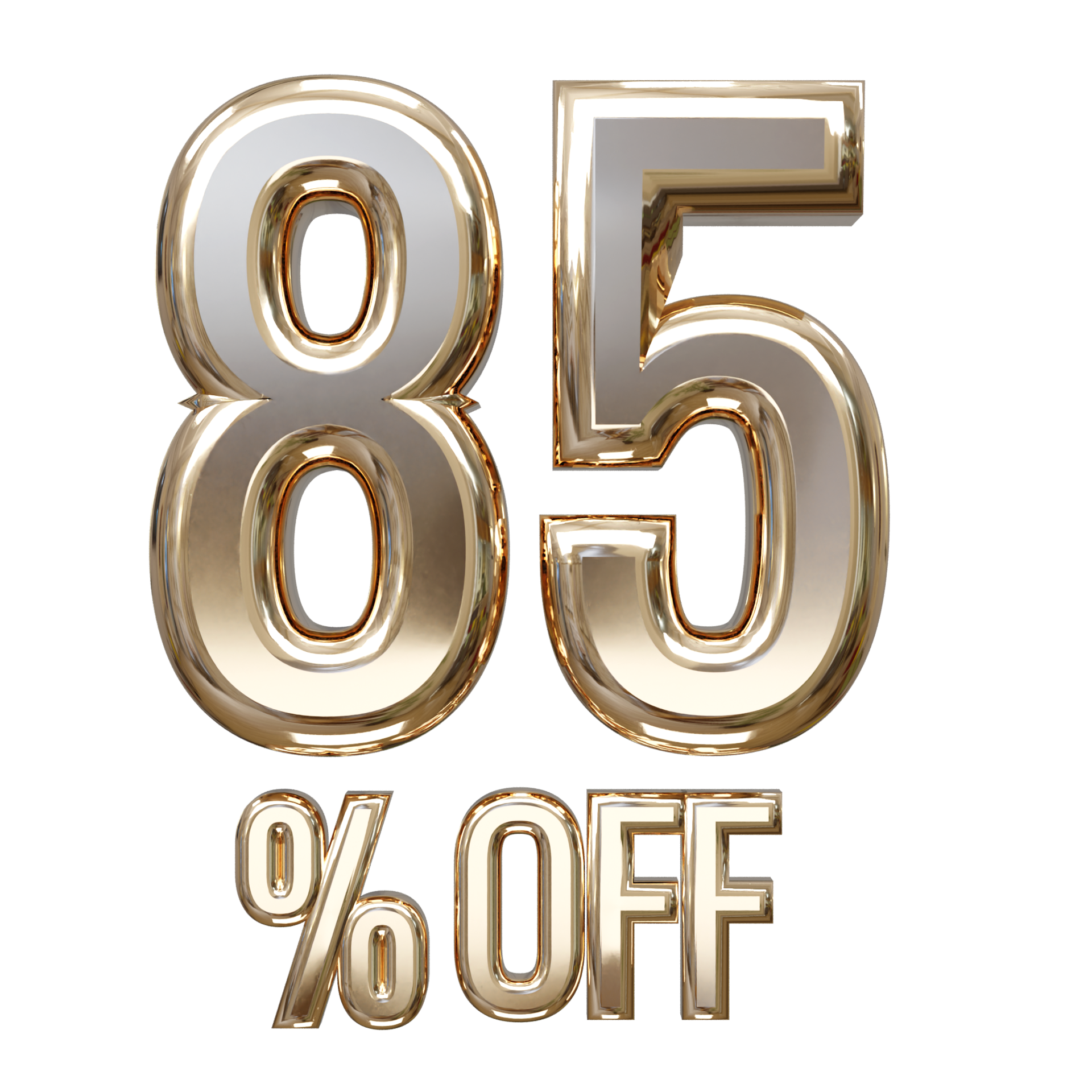 85 percent off sale text illustration element 34336758 PNG