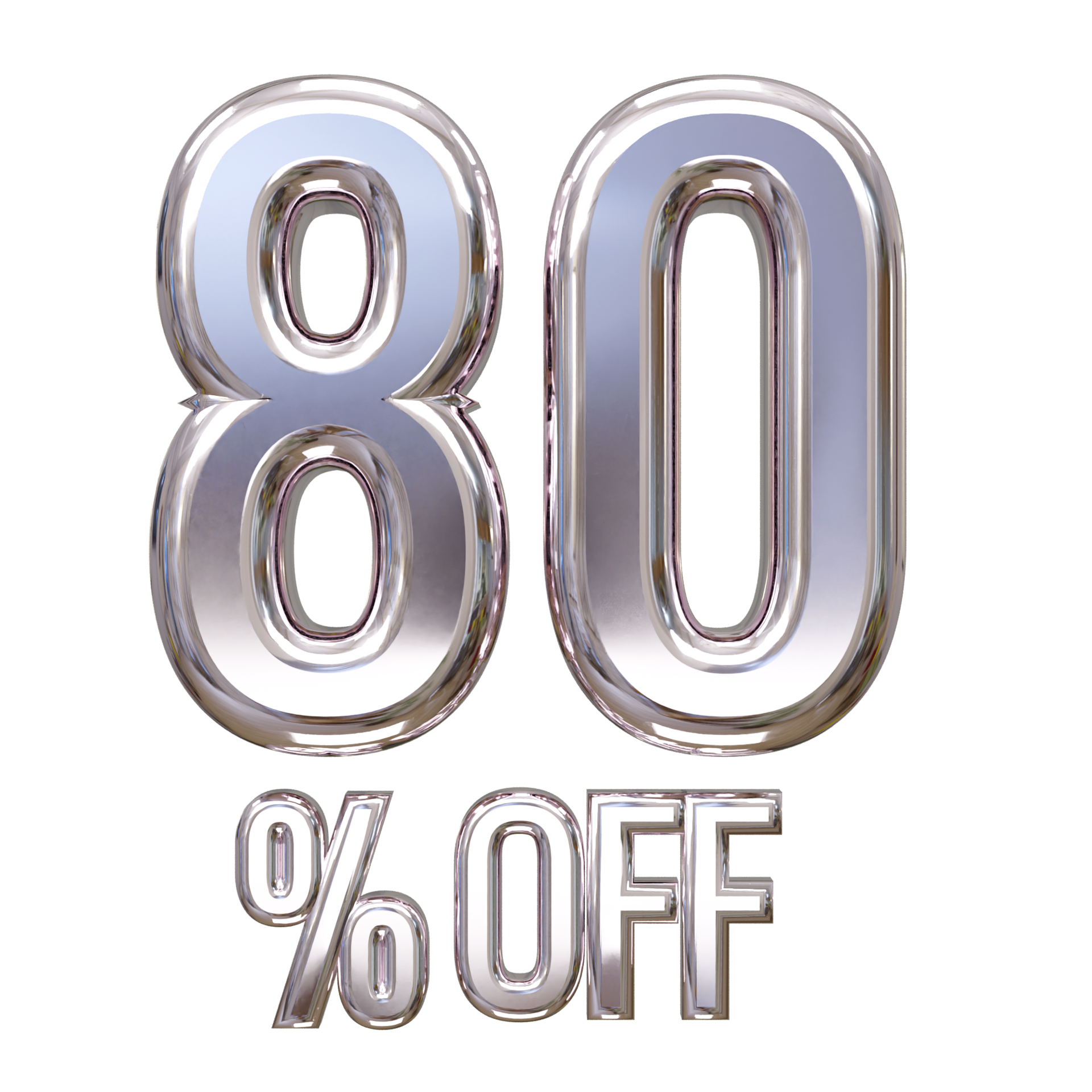 80-percent-off-sale-text-illustration-element-34336800-png
