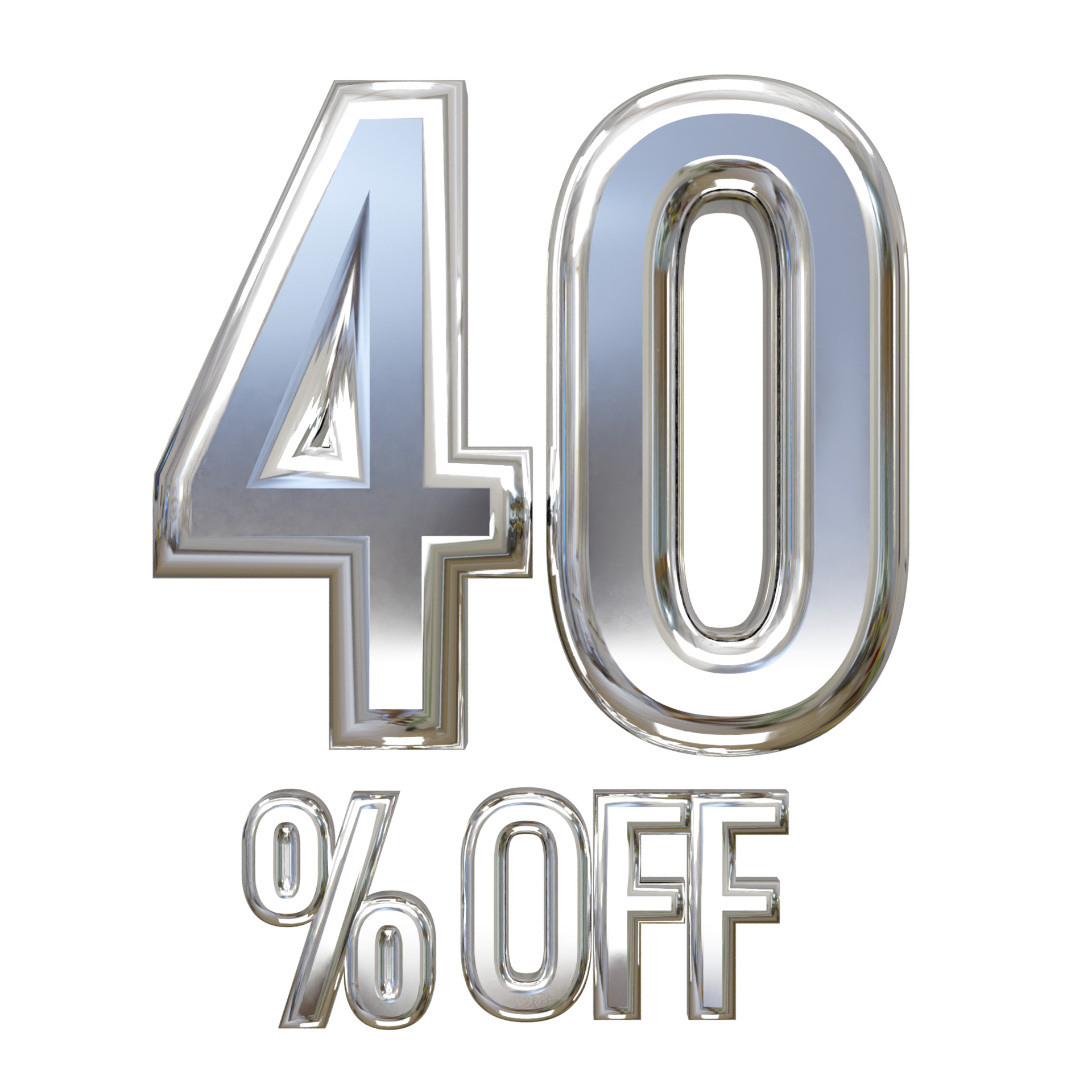 40 Percent Off Sale Text Illustration Element 34336812 PNG