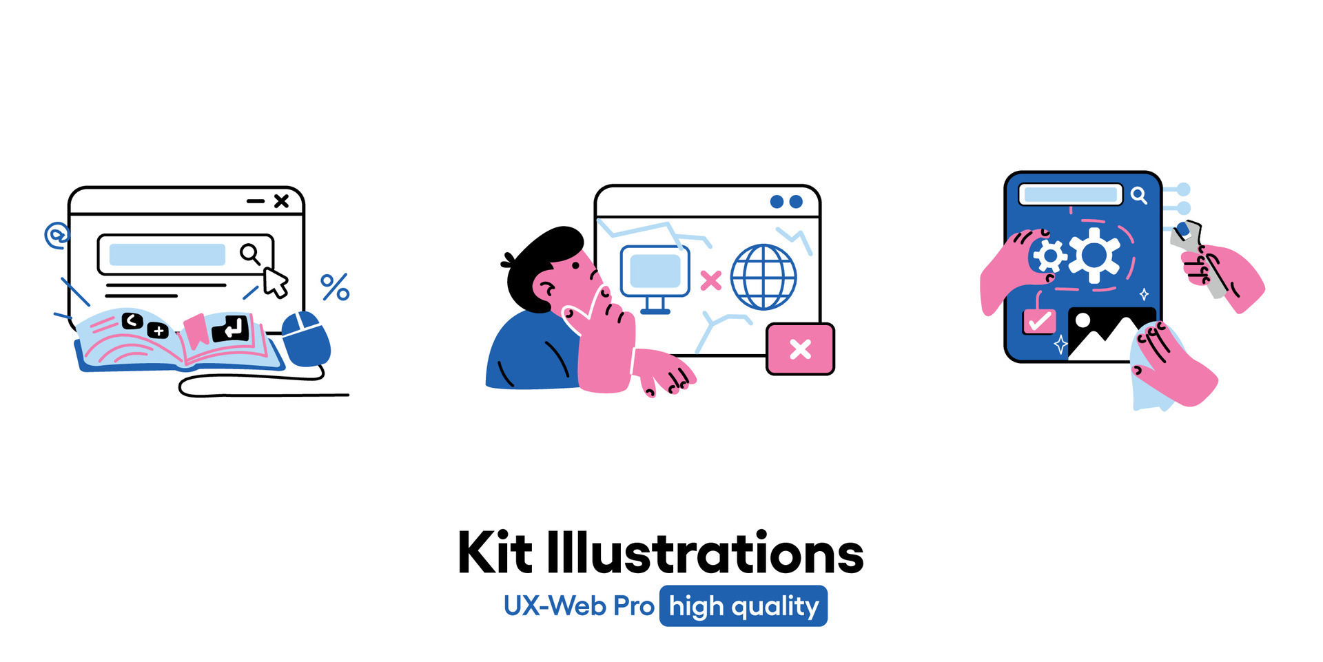 Team Of Ui And Ux Designers To Create Functional Web Interface On Mobile Sites And Apps Focus