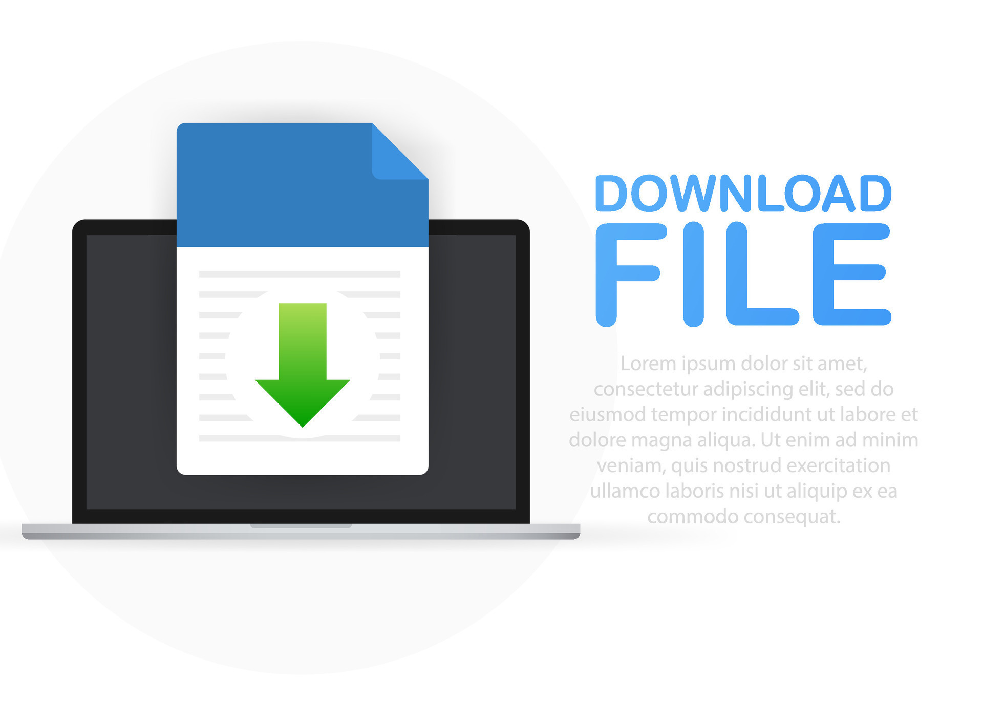 Progress bar of file copying. Download file. 34340095 Vector Art at Vecteezy