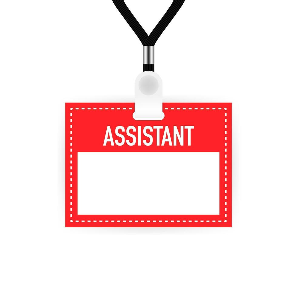 Vector name tag icons - identity badge symbol. 34345342 Vector Art at Vecteezy