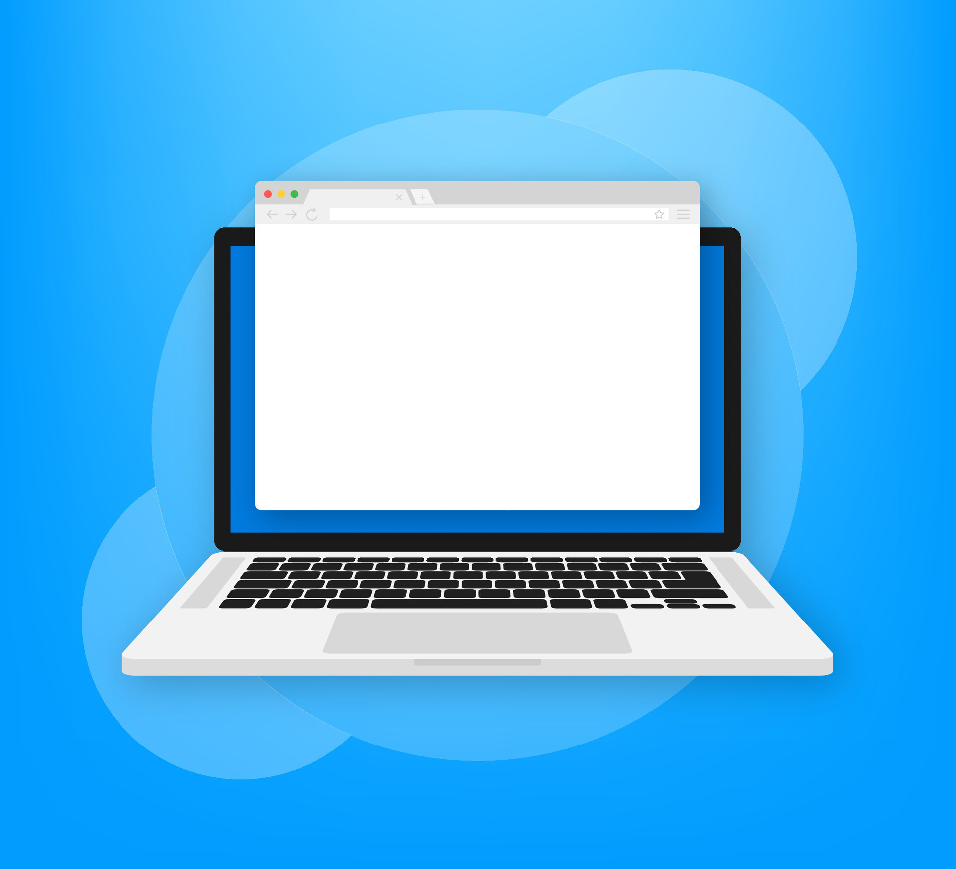 Browser Window Vector Illustration Browser Or Web Browser In Flat