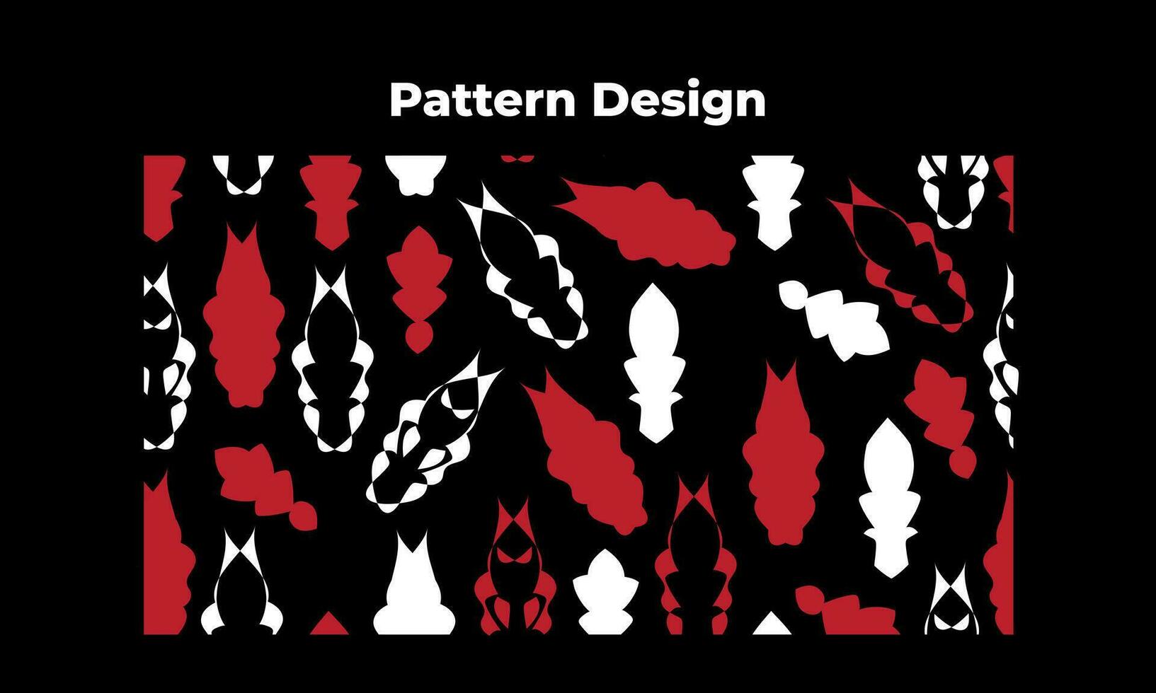 Vector Seamless Pattern Modern Stylish Abstract Texture Repeating