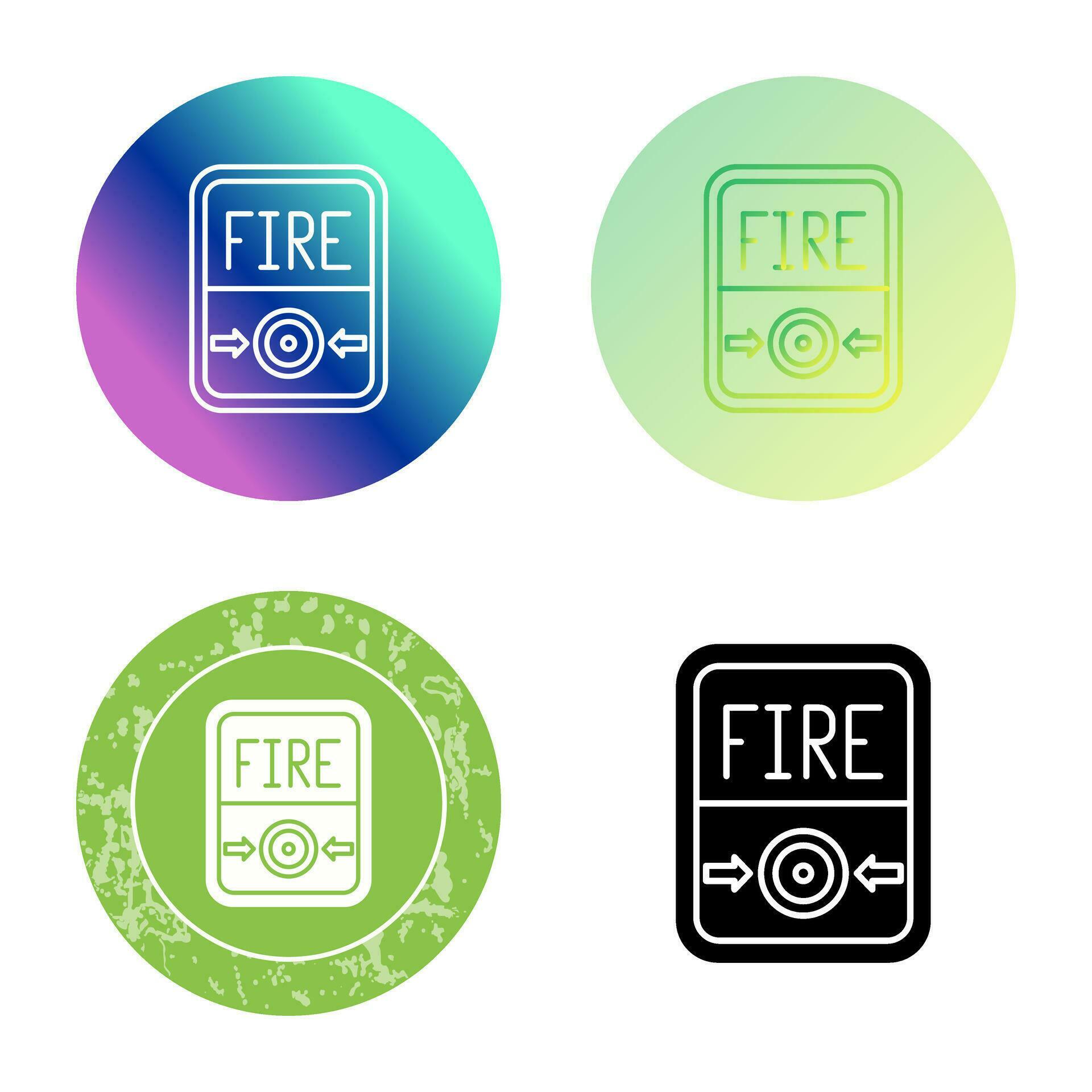 Fire Button Vector Icon 34352013 Vector Art at Vecteezy
