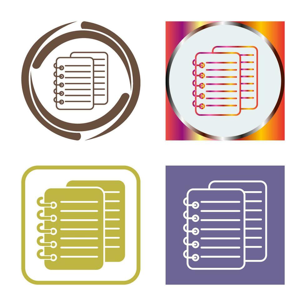 Notes Vector Icon 34352743 Vector Art at Vecteezy