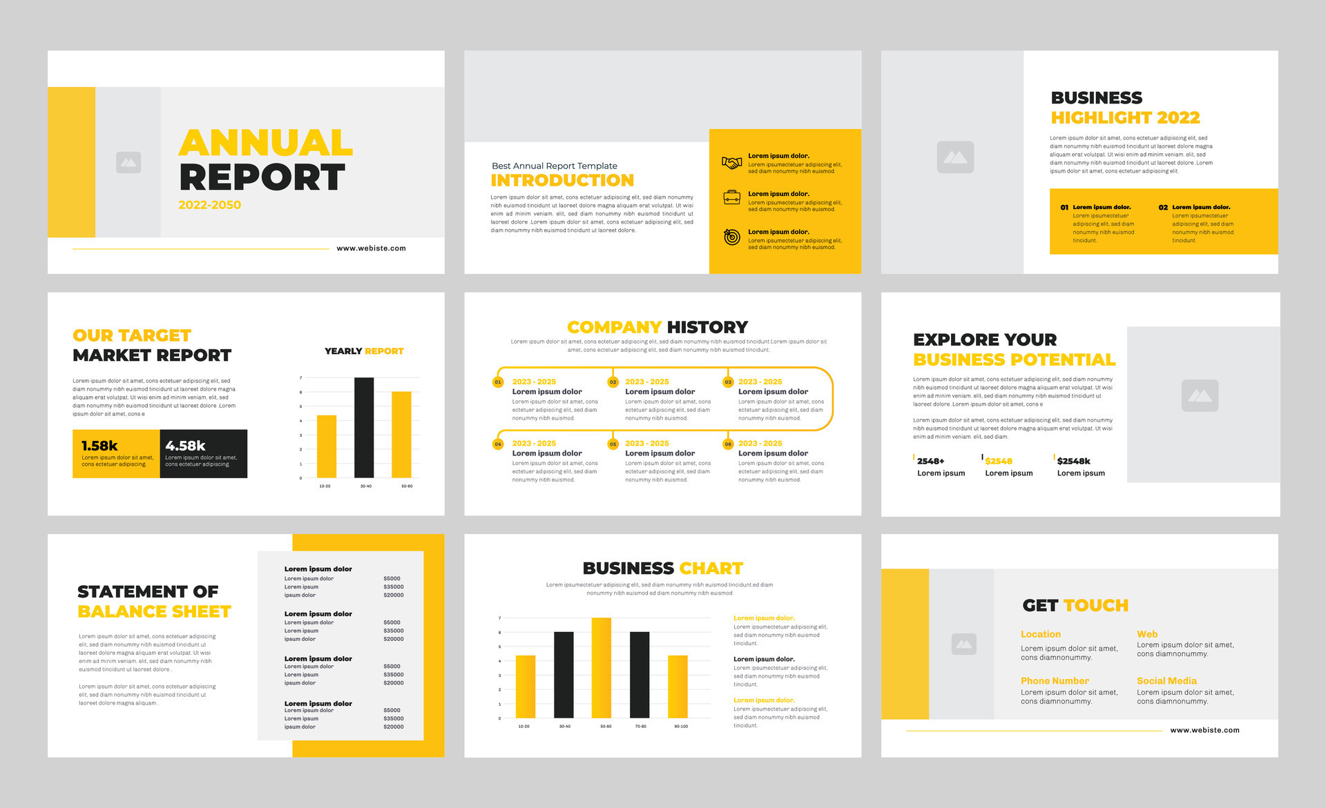 Annual report presentation slide design business presentation ... Annual report presentation slide design business presentation ...